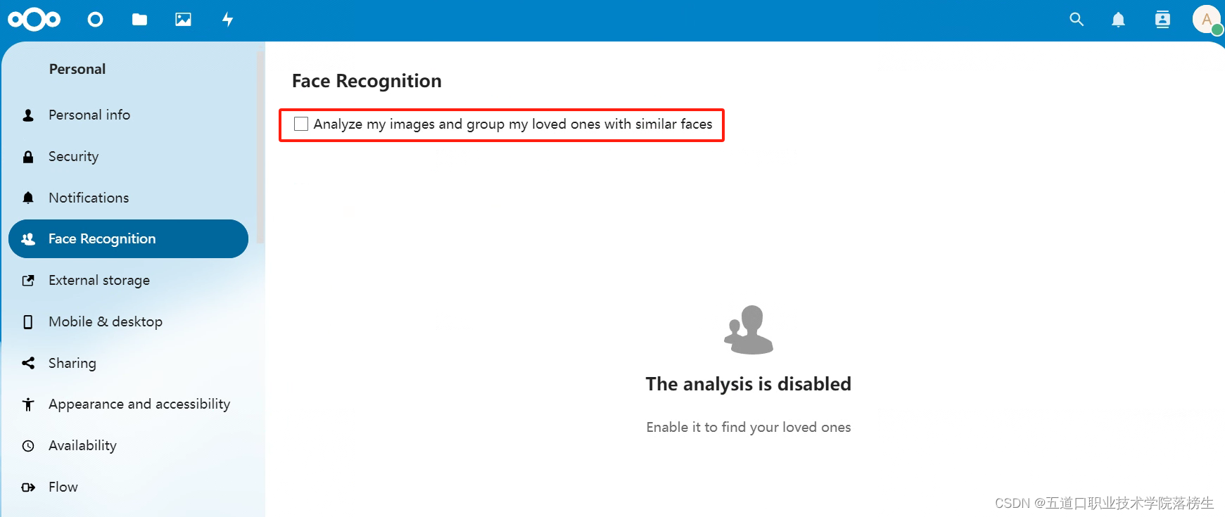 【linux】docker下nextcloud安装人脸识别插件_nextcloud安装插件-CSDN博客