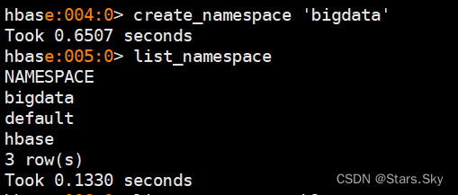HBase shell 基础实操_hbase实操-CSDN博客