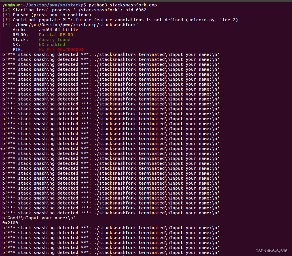 栈溢出进阶 小白笔记_stack smash-CSDN博客