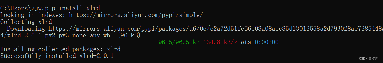 解决ModuleNotFoundError: No module named ‘xlrd‘_geany modulenotfounderror: no module named 'xlrd ...