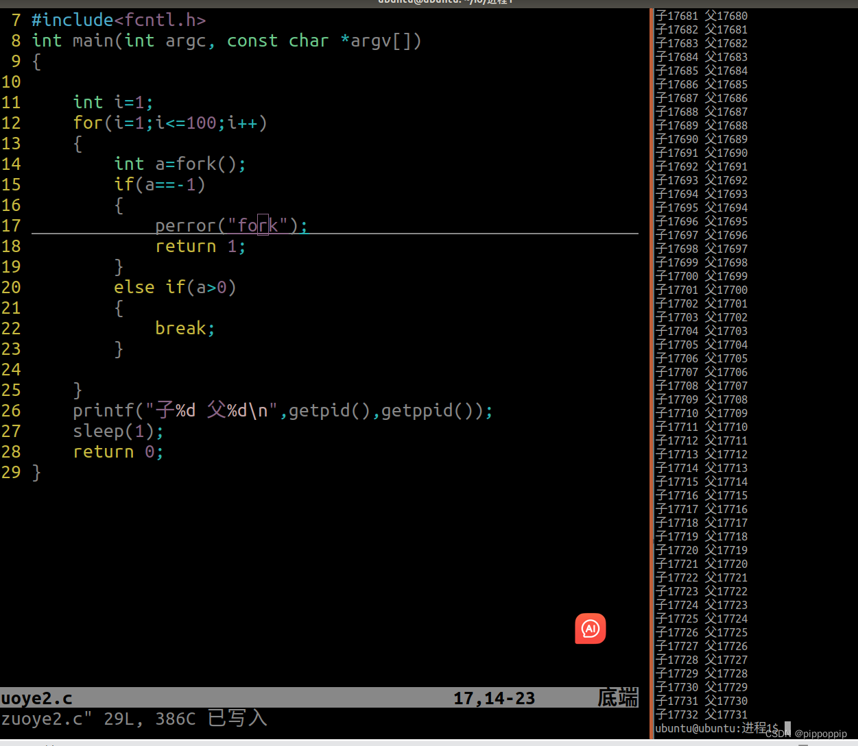 IO进程fork-CSDN博客