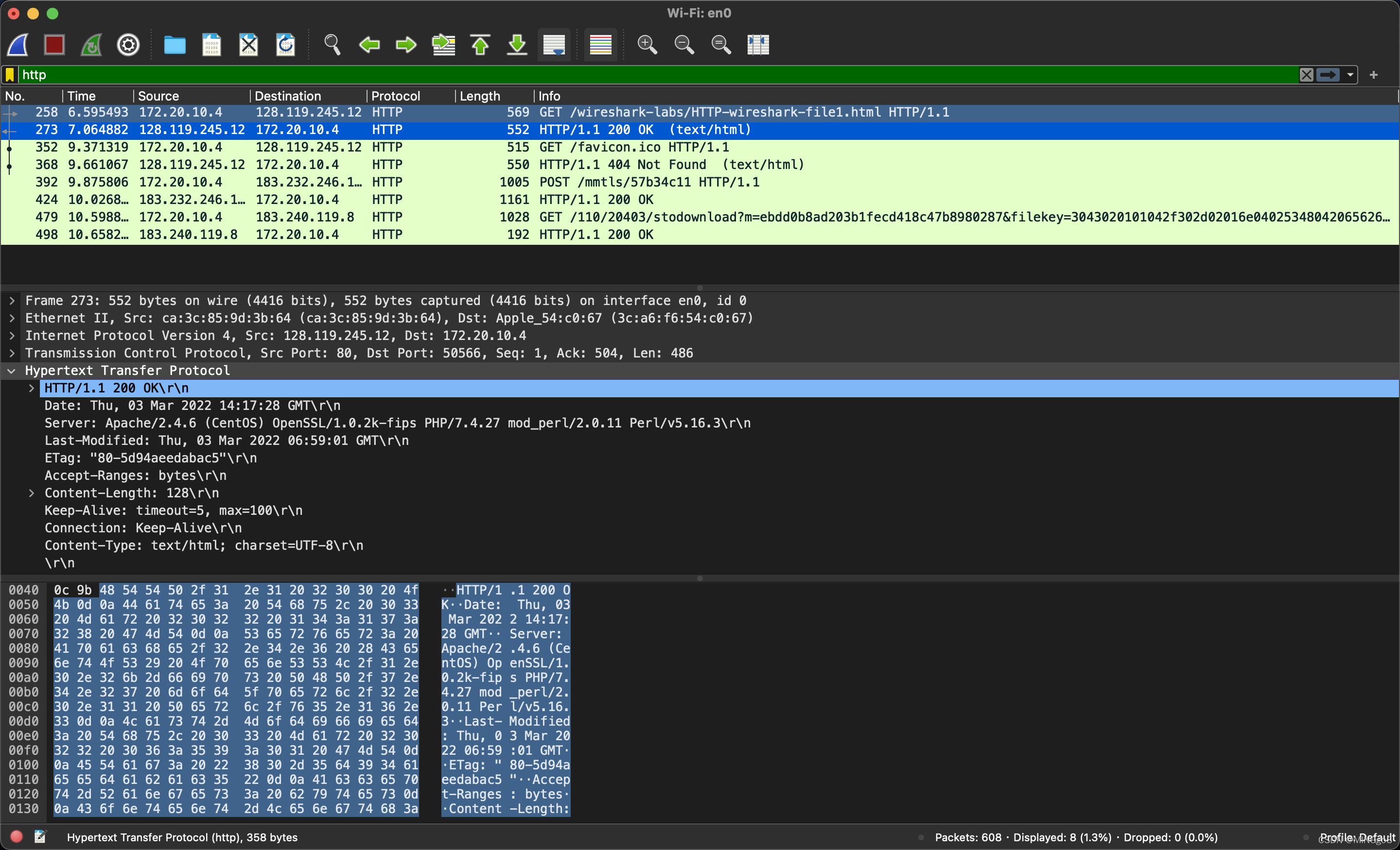 Wireshark-Lab2: HTTP_wireshark lab2-CSDN博客