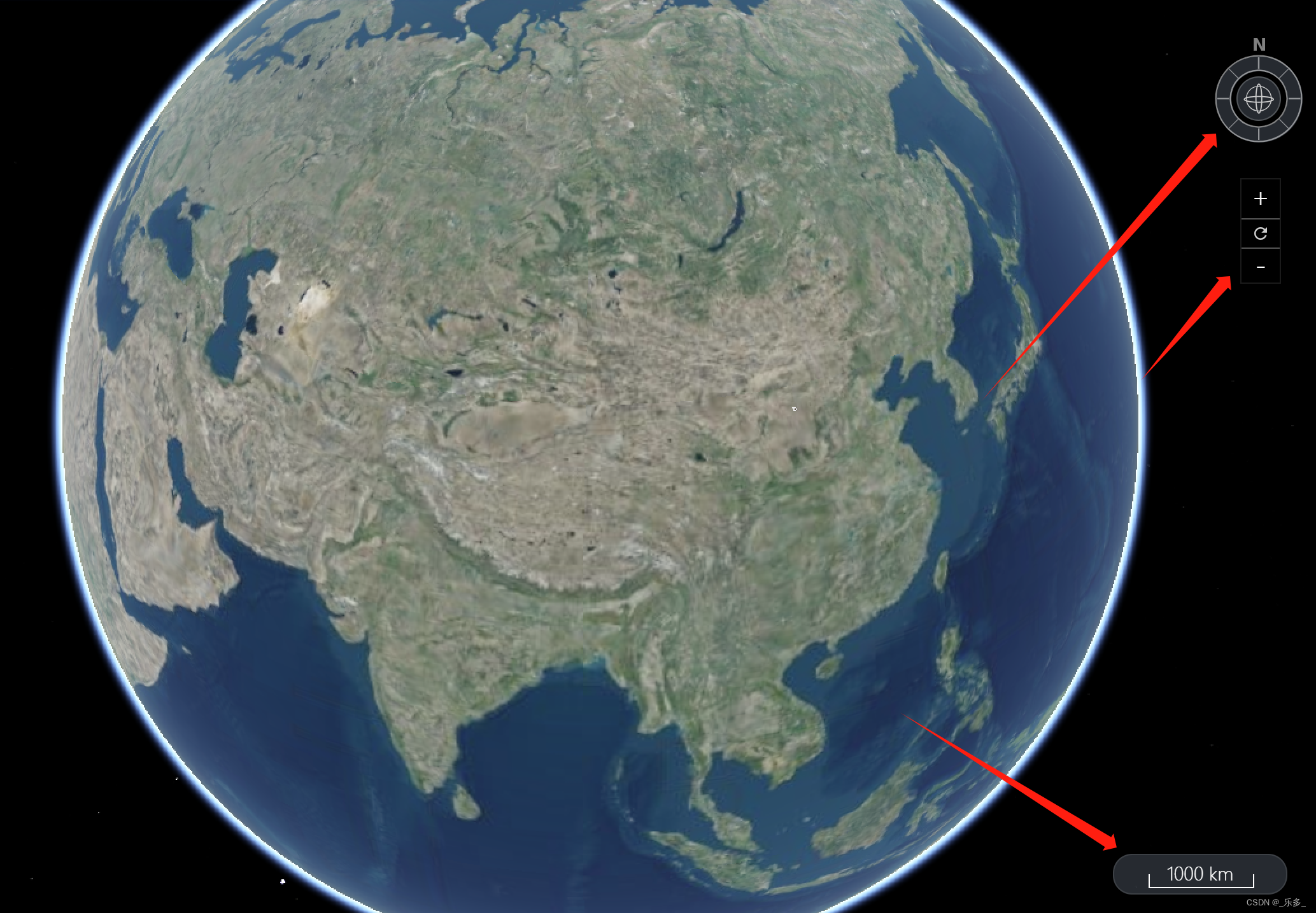 Cesium：为地图添加指北针、缩放按钮和比例尺cesium 指北针 Csdn博客 