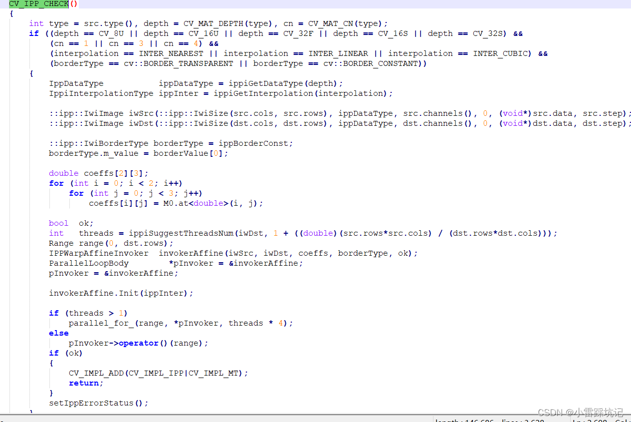 opencv源码 warpAffine 加速改造 (二)_opencv warpaffine源码分析-CSDN博客