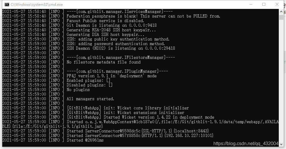 gitblit搭建本地服务器_gitblit.cmd运行闪退-CSDN博客