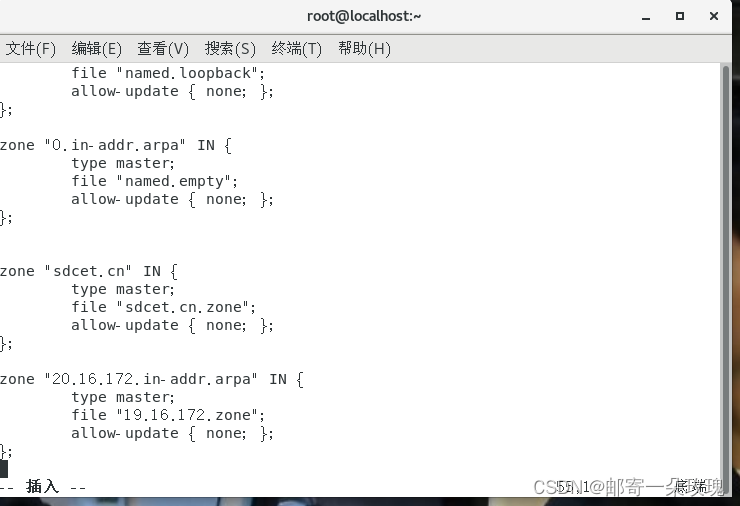 Job for named.service failed because the control process exited with error code.-CSDN博客