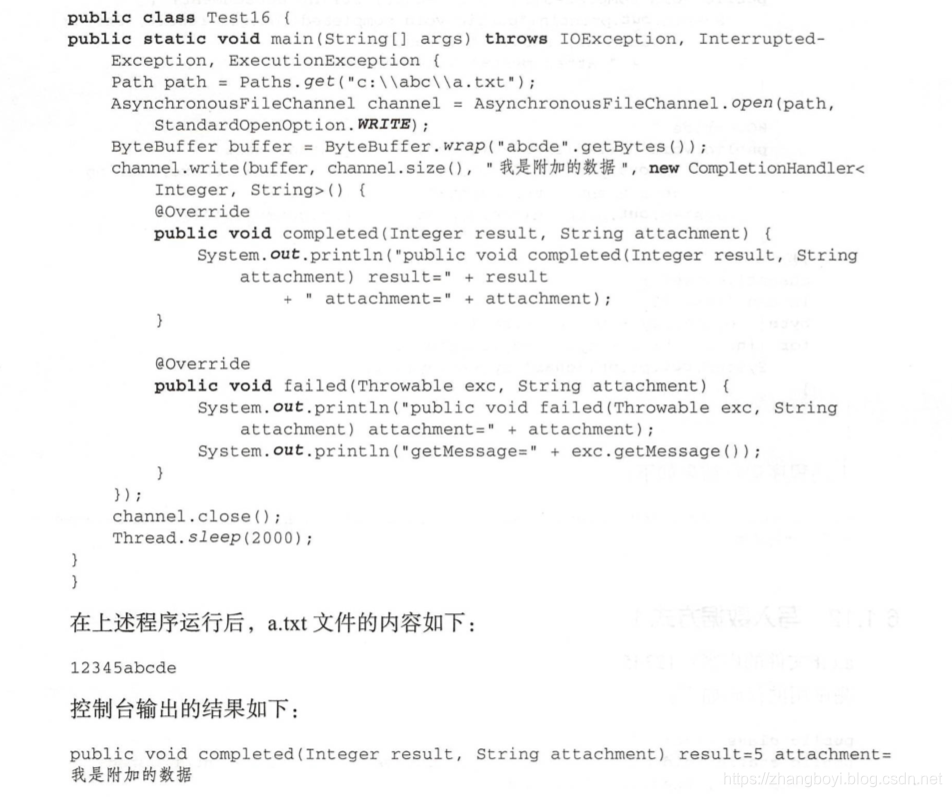 NIO与Socket笔记 ：AIO的使用_java.nio.channels.writependingexception-CSDN博客