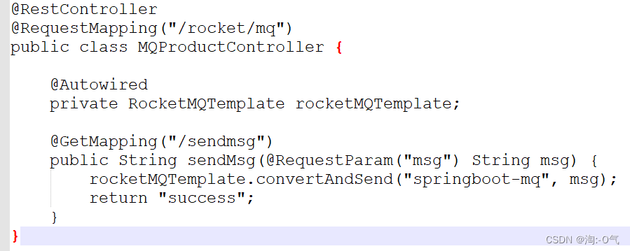 rocketMQ和springboot的集成_rocketmq集成springboot-CSDN博客