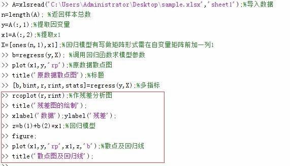 线性回归用matlab怎么做,matlab中如何应用regress()函数进行线性回归分析？-CSDN博客