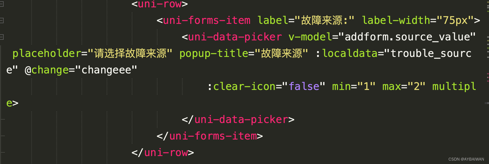 数据选择器 uni-data-checkbox，获取value值_uni-data-checkbox获取选中值-CSDN博客