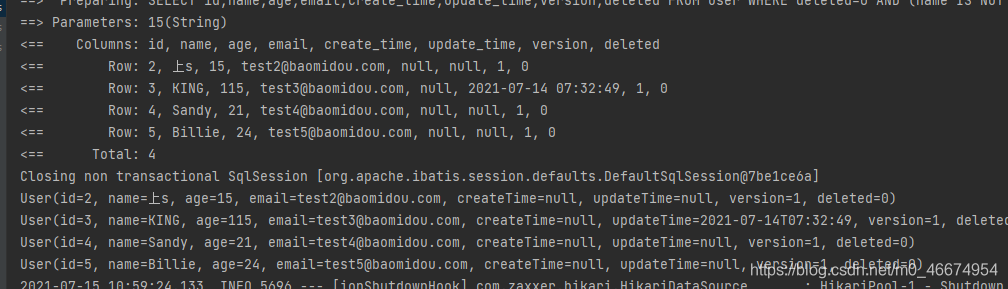 mybatisPlus常用注解&BaseMapper方法& IService方法& Wrapper常用条件总结_iservice exists-CSDN博客