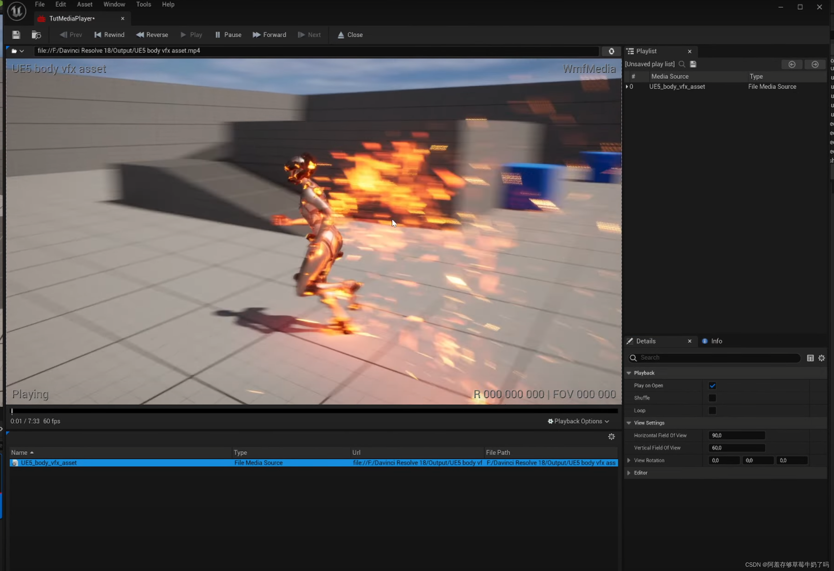 【UE5】3分钟学会UE插入视频作为对象纹理/How to Play a Video In-Game in Unreal Engine 5_ue5怎么将mp4导入-CSDN博客