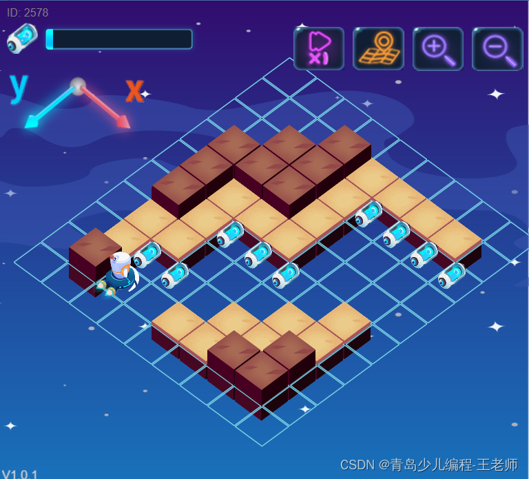 ICode国际青少年编程竞赛- Python-2级训练场-for循环练习2_icode for循环练习2-CSDN博客