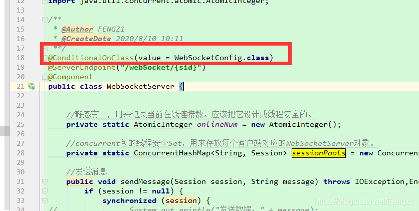 Spring boot +WebSocket 启动 @ServerEndpoint注入失败 :Failed to register @ServerEndpoint class_spring ...