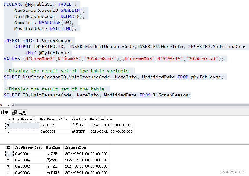 SQLServer OUTPUT 子句-CSDN博客