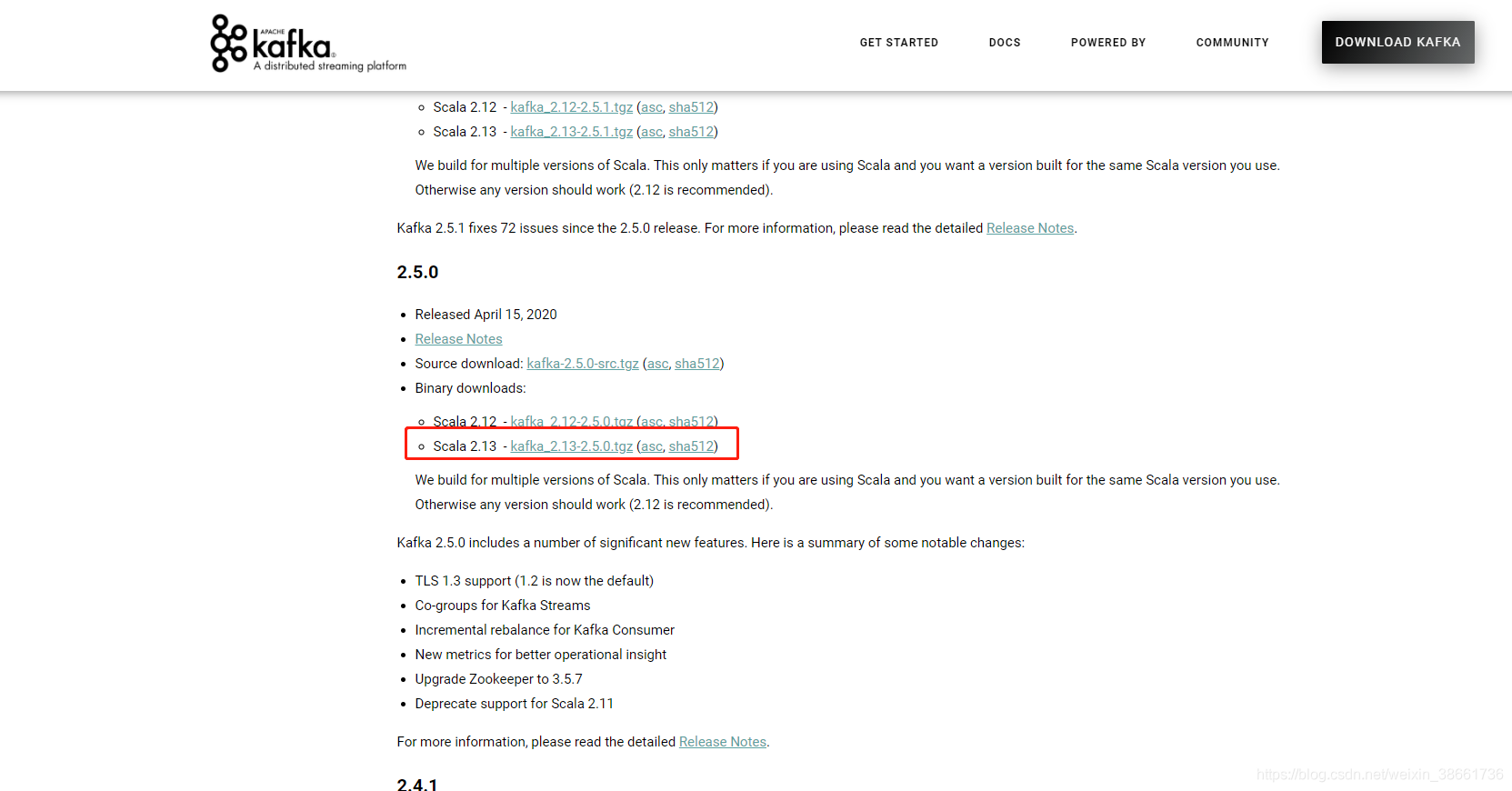 Contos7.4安装Kafka_2.13-2.5.0（单服务器入门）_kafka2.13-2.5.0-CSDN博客
