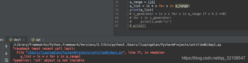 Python 常见问题-for 循环:TypeError: 'int' object is not iterable_python 字典循环 ...