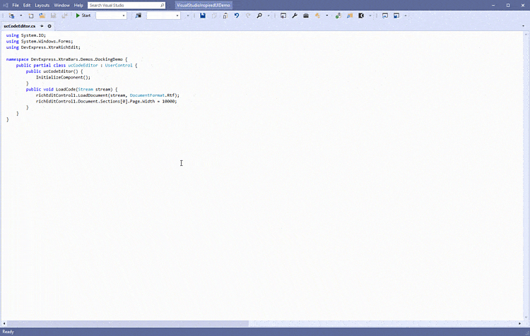 用DevExpress WinForms Docking库，轻松创建类Visual Studio窗口界面！_devexpress 创建 visual studio 样式的应用-CSDN博客