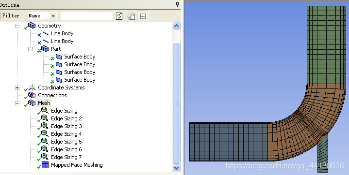 ANSYS Workbench仿真(二）：Mesh（扫掠、多区网格、2D网格）③_ansys meshing网格偏好-CSDN博客