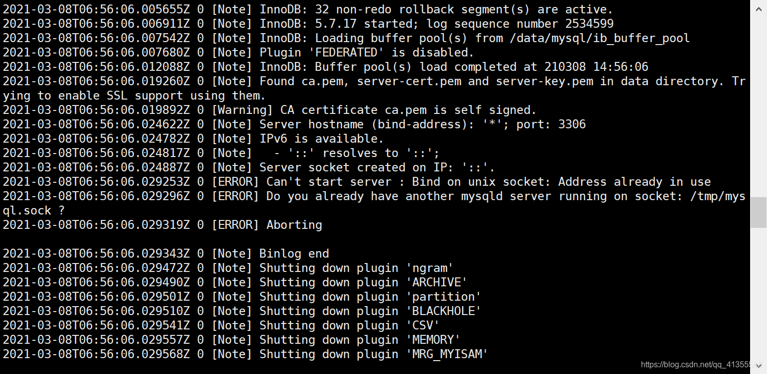 《linux安装mysql》_start at 70% of total ram for dedicated server, el-CSDN博客