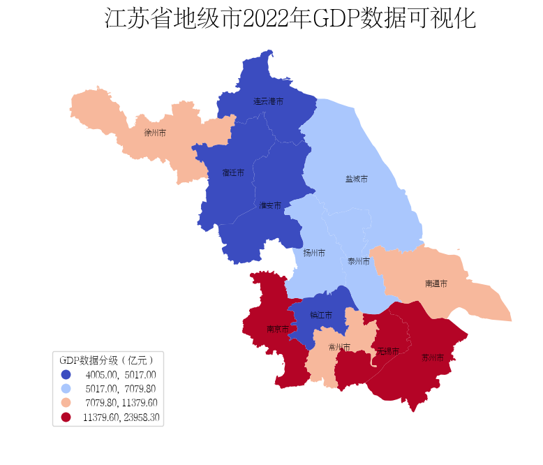 数据分析与可视化 Python绘制数据地图2 Geopandas地图可视化python落痕的寒假 腾讯云开发者社区