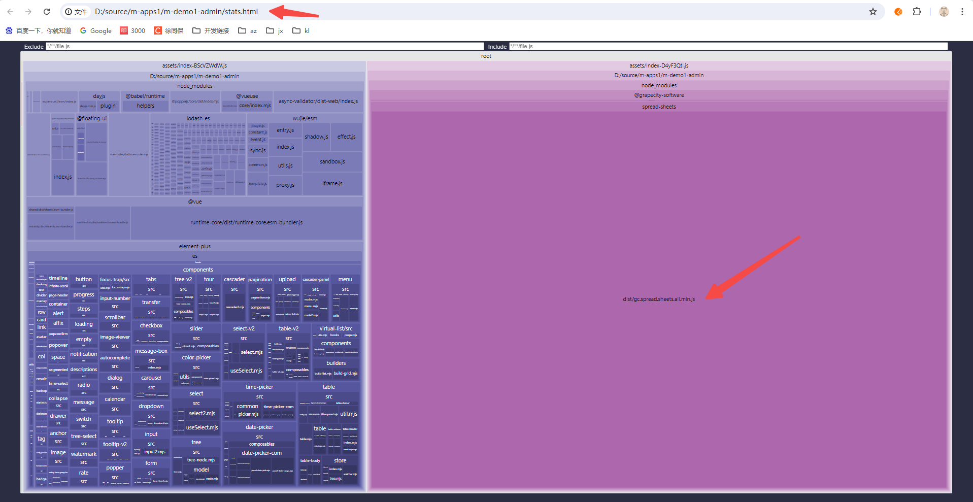 Vue3tsvite项目打包生成可视化报告（rollup Plugin Visualizer）前端徐同保 永洪数据分析社区 