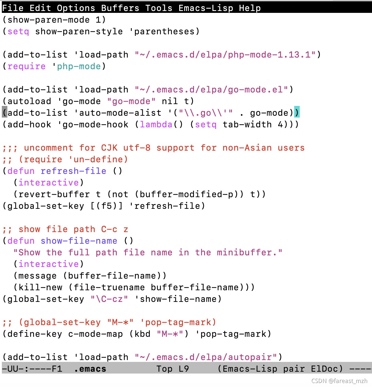 emacs go-mode 设置tab宽度_emacs tab宽度-CSDN博客
