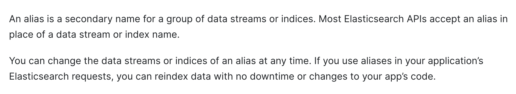 Elasticsearch-Alias别名的2个核心场景_es alias-CSDN博客