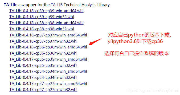 python 下载安装talib_talib下载-CSDN博客