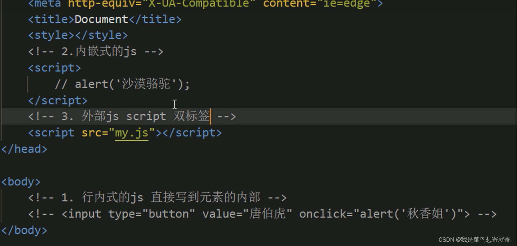 Java Script基础语法_java script $-CSDN博客