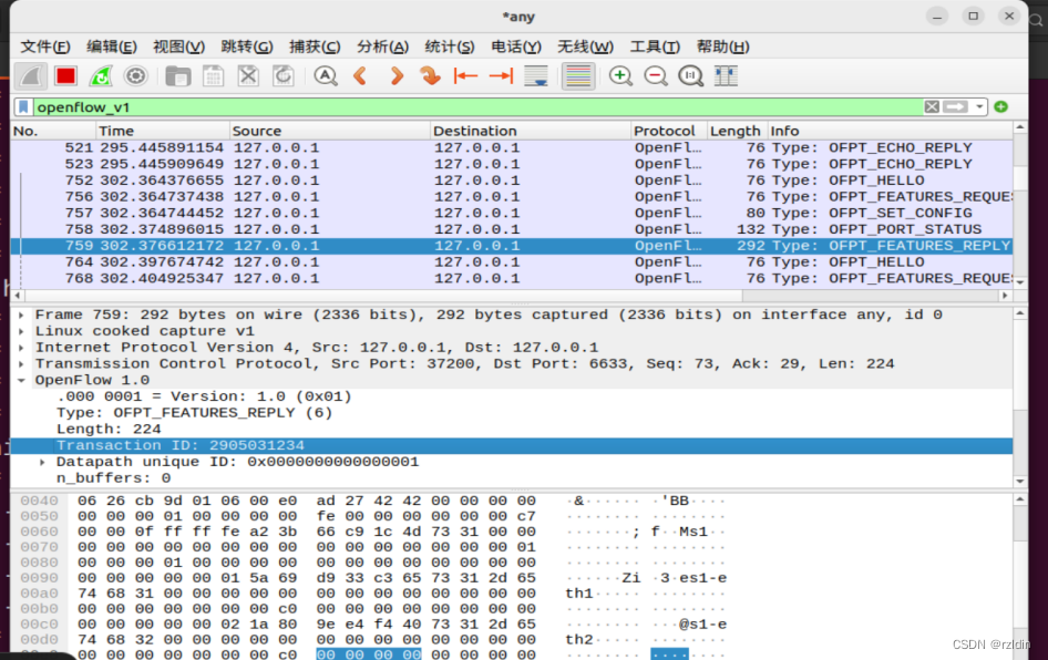 实验+open+flow+协议分析实践_openlbmflow-CSDN博客