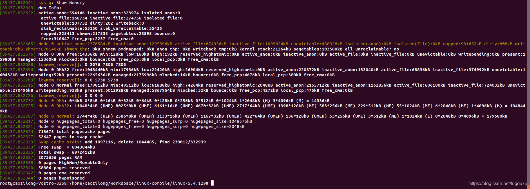 Linux内核sysrq调试调优_echo c sysrq-CSDN博客
