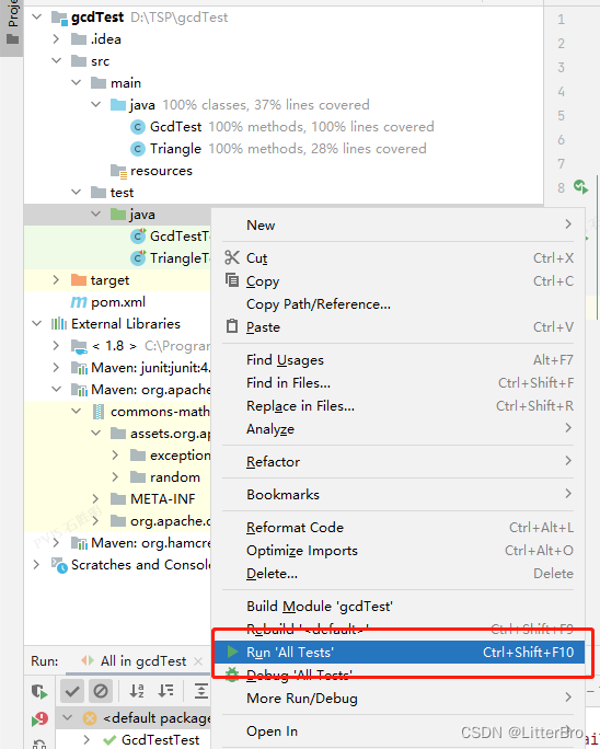 二、Java核心技术（进阶）-JUnit_单元测试 triangle java csdn-CSDN博客