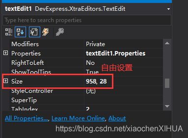 DevExpress中调节TextEdit高度方法_winform textedit 改变高度-CSDN博客