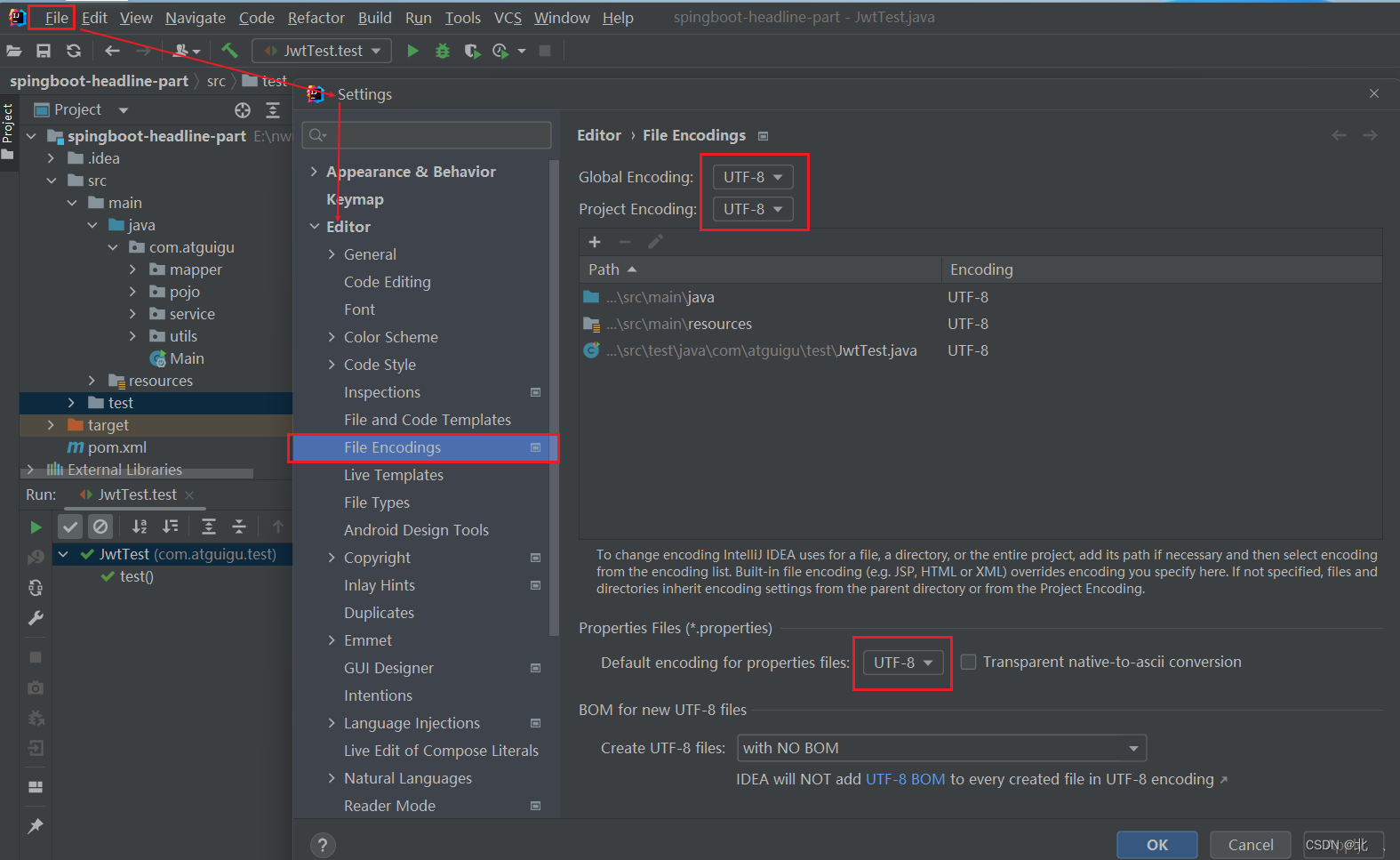 SpringBoot中报错 java.nio.charset.MalformedInputException: Input length = 1_springboot打包 failed ...