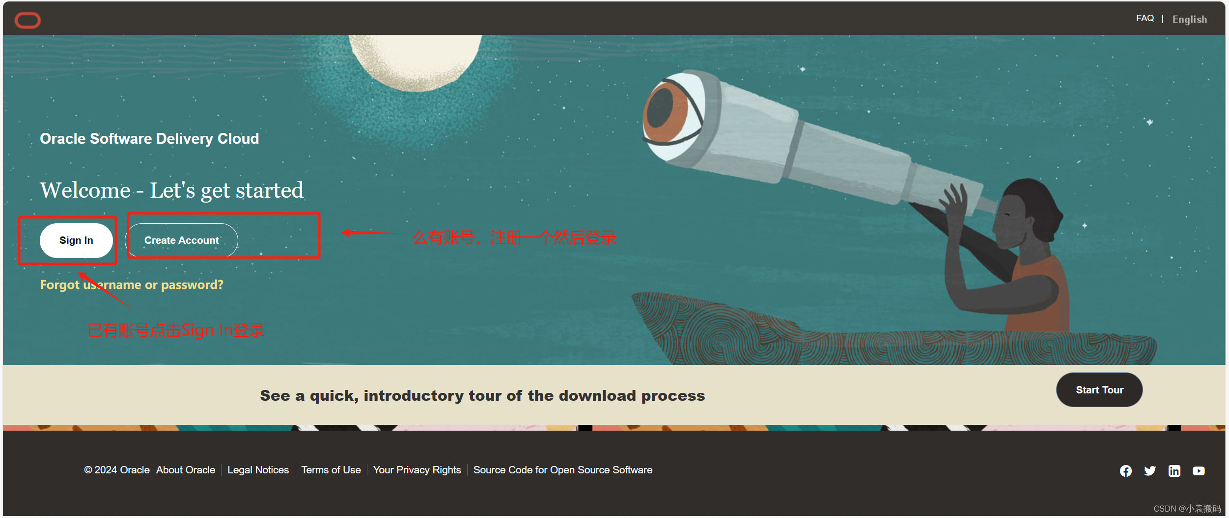Oracle全系列版本官网下载保姆及教程_oracle官网-CSDN博客