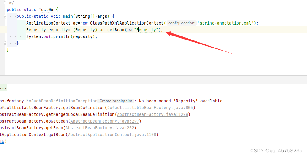 Spring自动装配时出现：No bean named ‘XXX‘ available的.NoSuchBeanDefinitionException解决办法_no bean named ...