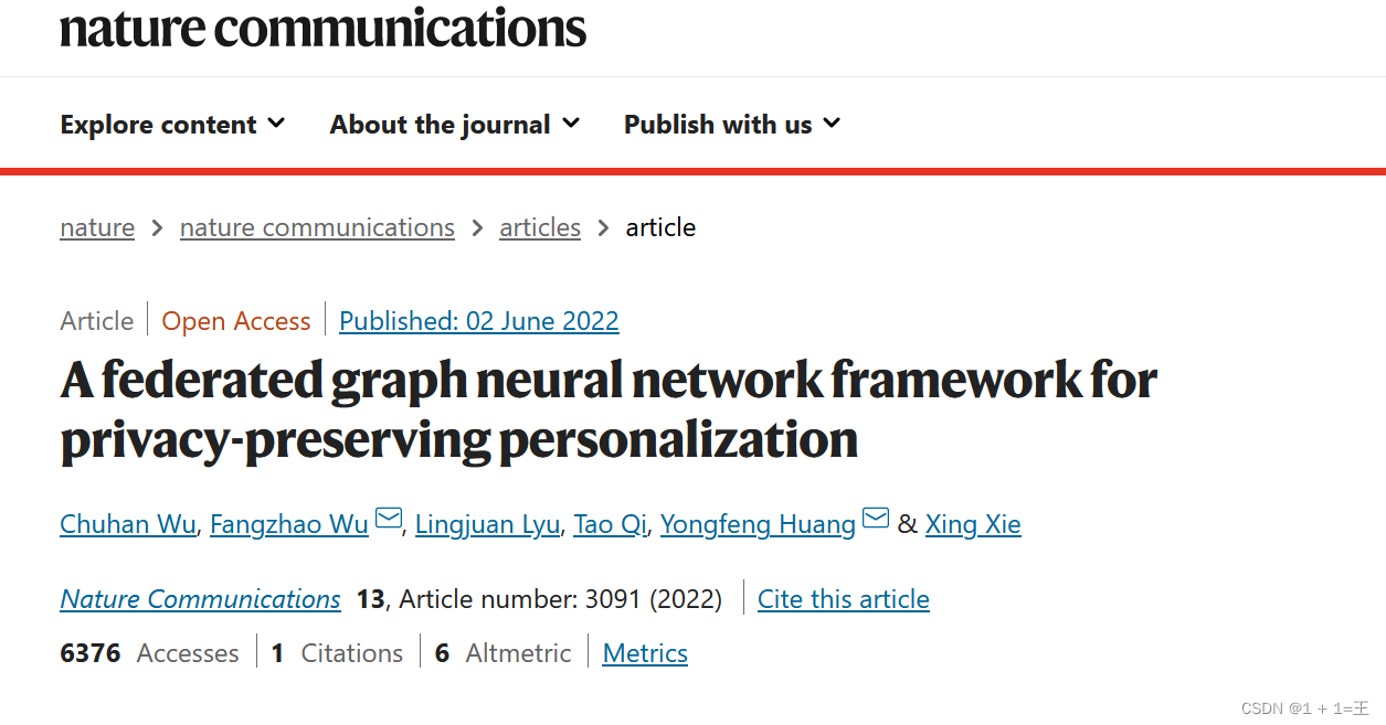 【论文导读】 - 关于联邦图神经网络的3篇文章_a federated graph neural network framework for pri-CSDN博客