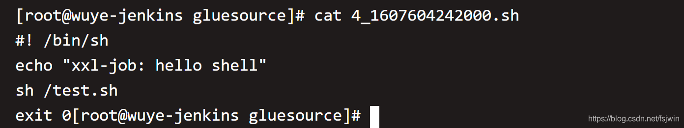 使用xxl-job执行GLUE(shell)-CSDN博客
