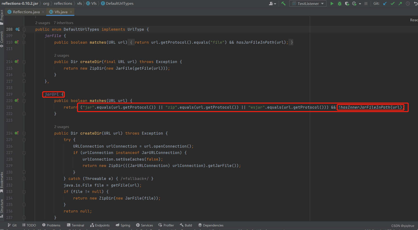 Reflections反射包在springboot jar环境下扫描不到class排查过程_java 设置扫描包路径reflections 其他微服务无法扫描-CSDN博客