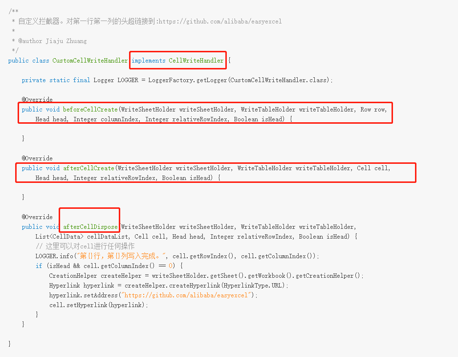 EasyExcel使用及自定义设置单元格样式_horizontalcellstylestrategy-CSDN博客