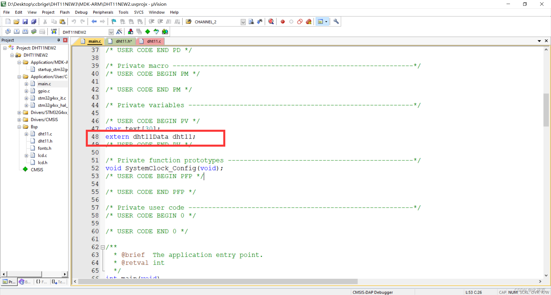 【STM32G431RBTx】备战蓝桥杯嵌入式→扩展模块→DHT11_蓝桥杯嵌入式dht11-CSDN博客