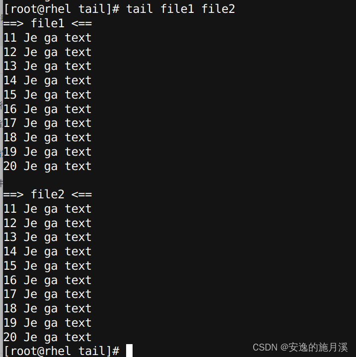 【linux】tail的基本使用_tail -n-CSDN博客