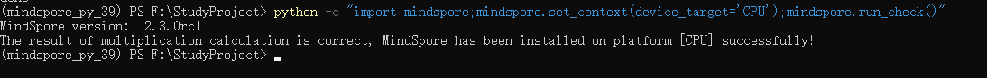 搭建mindspore环境时 No module named ‘mindspore‘、No module named ‘mindspore._c_expression‘解决方式 ...