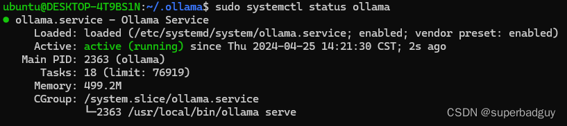 Wsl安装使用ollama Error Listen Tcp 127 0 0 1 11434 Bind Address A Csdn博客