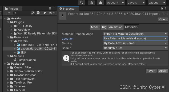 FBX动画导入Unity_unity导入fbx动画-CSDN博客