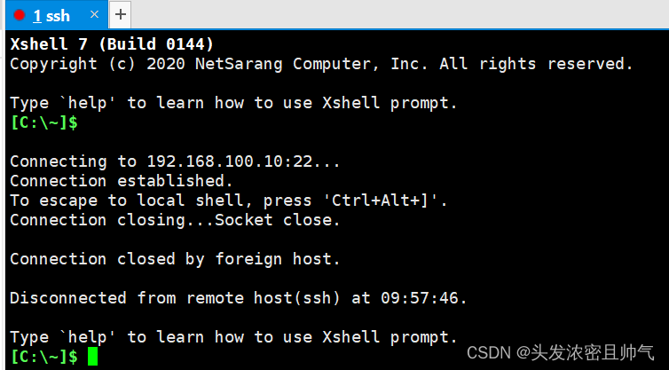 xshell无法连接linux，查询本机ip时出现＜NO-CARRIER,BROADCAST,MULTICAST,UP＞_linux_头发浓密且帅气-魔乐社区
