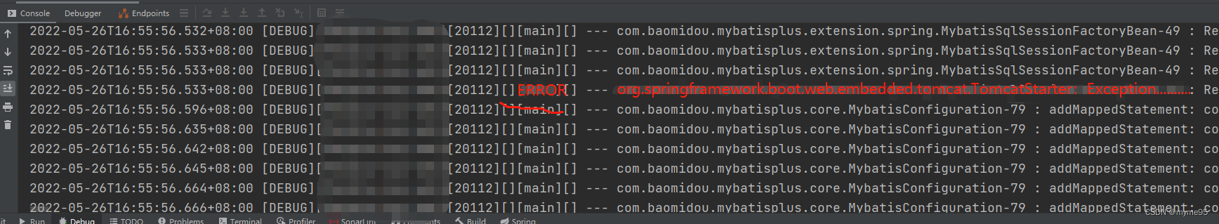 java报错 Error starting Tomcat context. Exception: java.lang ...
