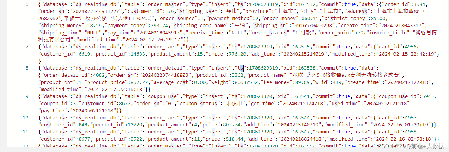 使用flink处理kafka中的数据，并分发至odsmalllog和odsmalldata的数据并进行相应的数据统计计算使用processtime）踩坑记录kafka 存ods